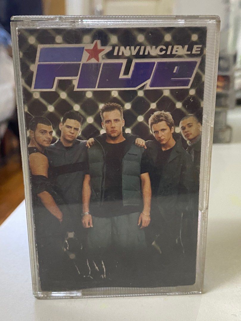 FIVE : INVINCIBLE - Philippines Original Boy Band Music Album Cassette Tape - Preloved BMG ...