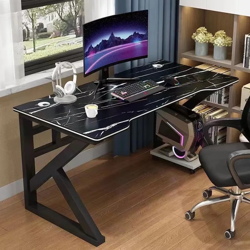 Gaming Table Black DLW (FREE GAMING CHAIR and MONITOR MOUNT), Furniture ...