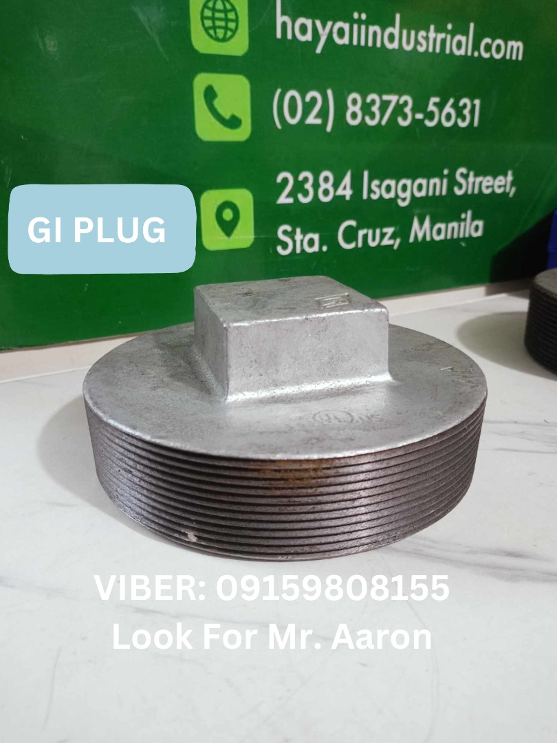 Gi Plug 6'', Commercial & Industrial, Construction Tools & Equipment on ...