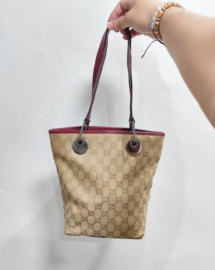 Gucci GG Canvas and leather eclipse Tote bag, Luxury, Bags & Wallets on Carousell