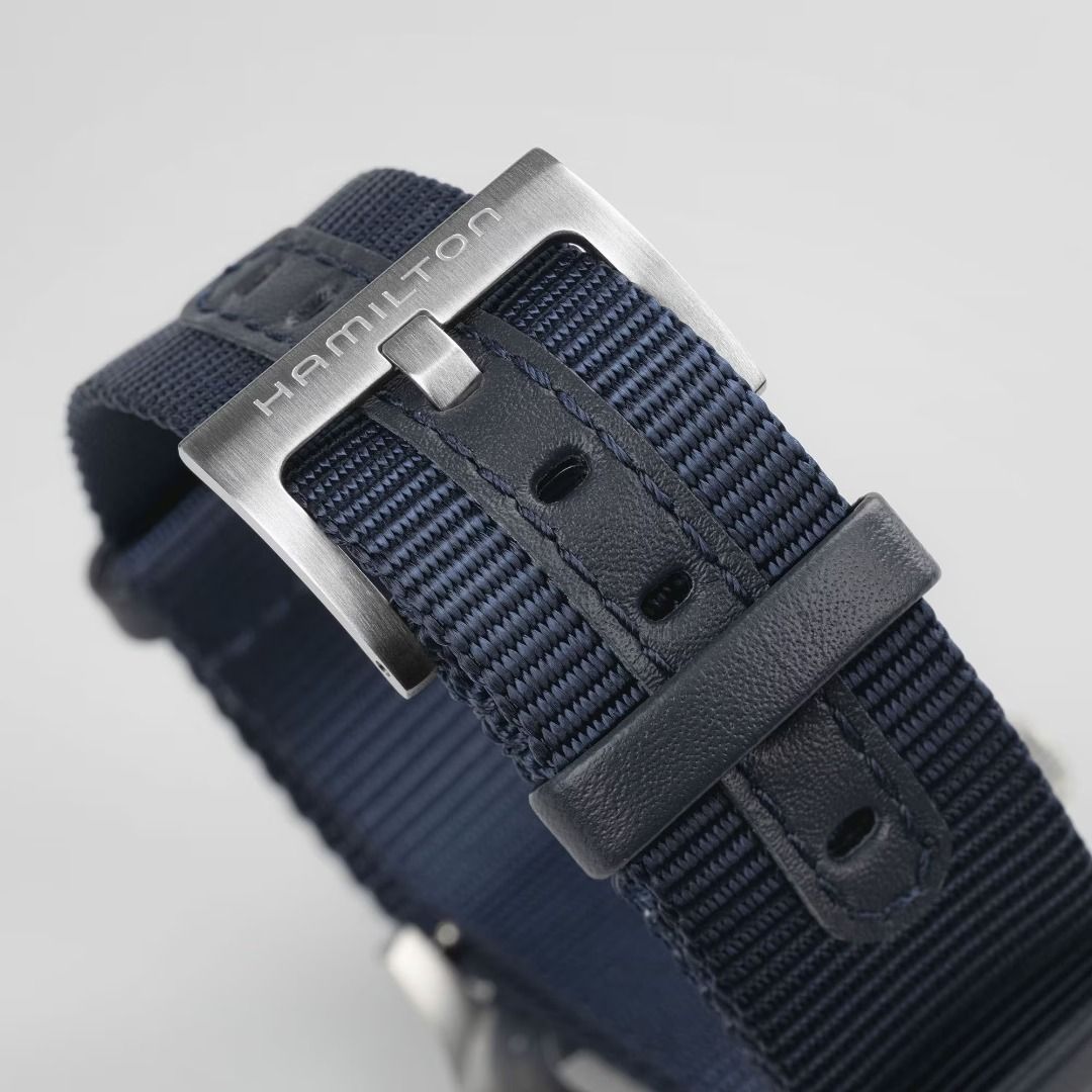 Hamilton Mechanical 38mm Unisex Blue Automatic Field Watch in Nato ...