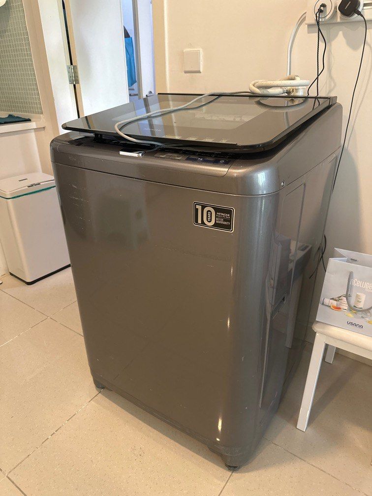 HITACHI 18KG Washing Machine, TV & Home Appliances, Washing Machines ...