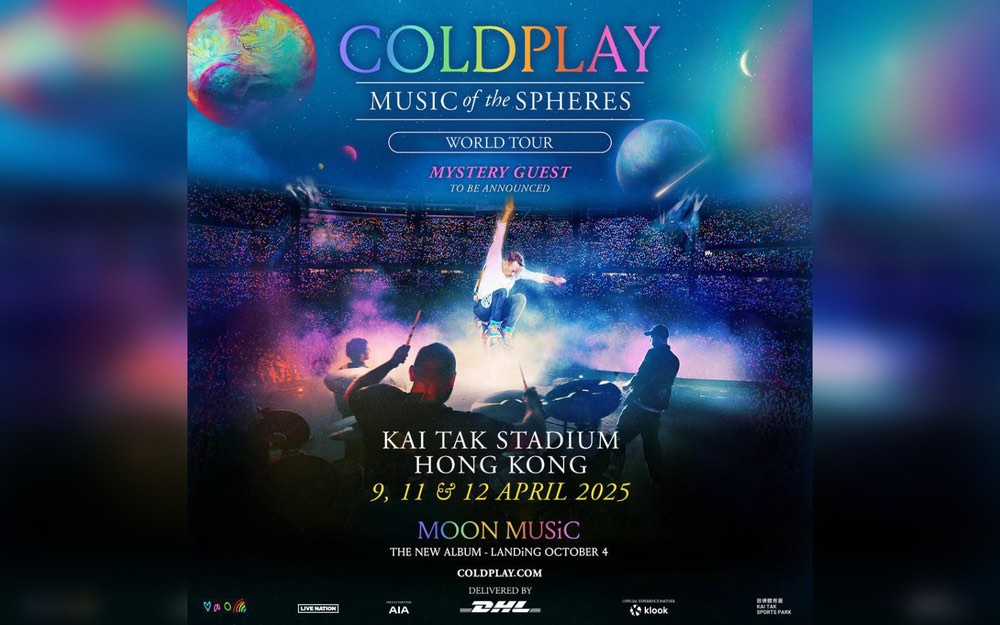 Hong Kong Coldplay Music of The Spheres, 門票＆禮券, 活動門票 - Carousell