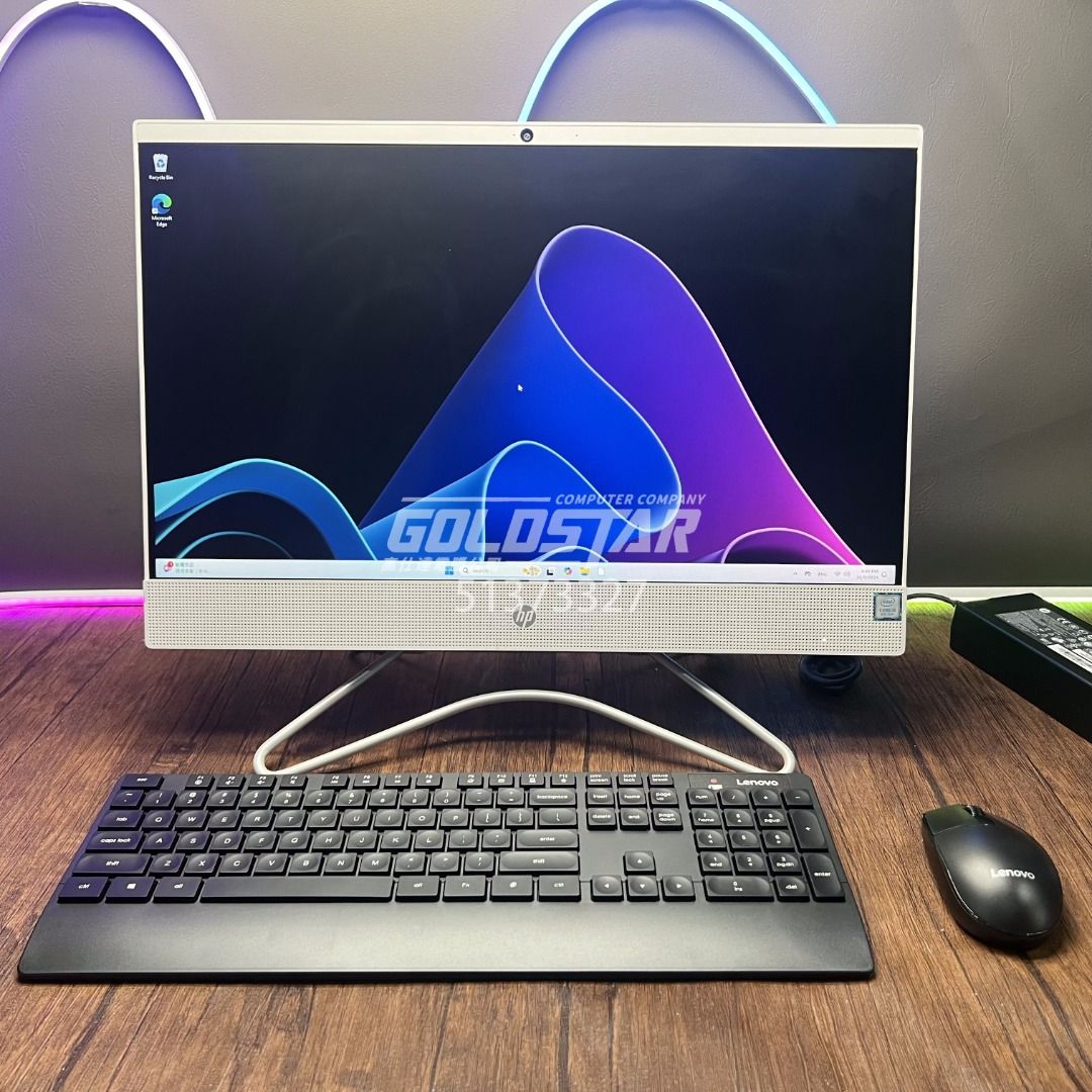 平靚正HP 22吋 一體機 LED IPS （i5-8400T/16GB RAM/512GB SSD/MX110 2 GB）配全新冇線鍵盤滑鼠 ...