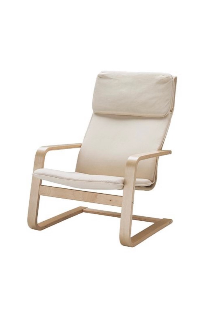 Ikea Pello Armchair Holmby Natural, Furniture & Home Living, Furniture ...