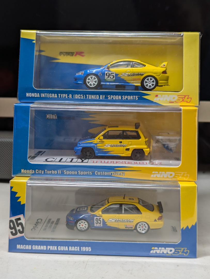 Inno Model Inno64 Honda City Turbo Integra Type R DC5 Civic EG9 Ferio ...