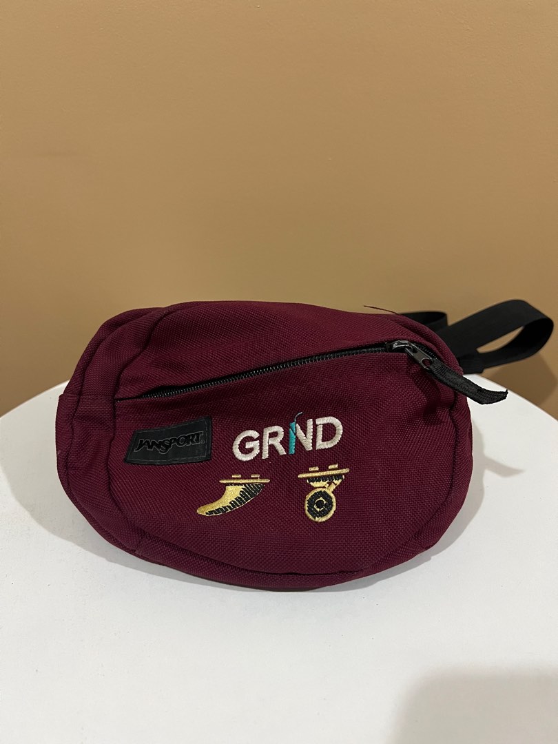 Jansport x Grind Limited Edition Collab Fifth Avenue Maroon/Red Waist ...