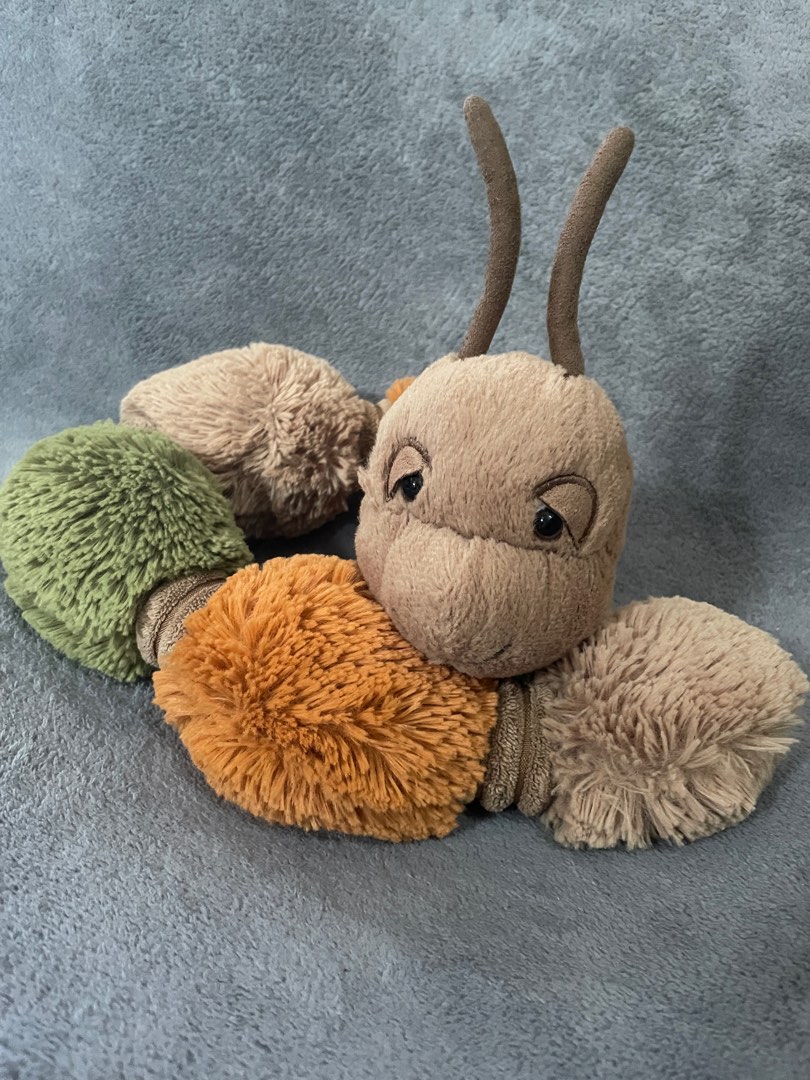 Jellycat Retired Figgy Caterpillar, Hobbies & Toys, Toys & Games on ...