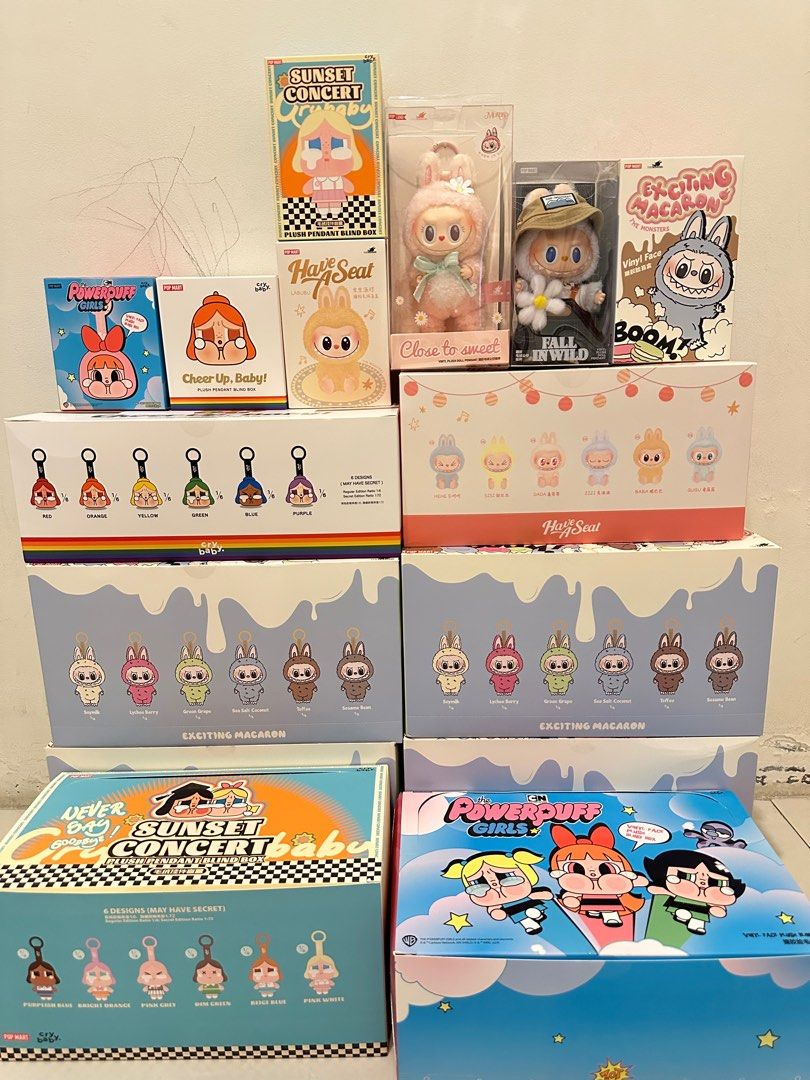 labubu n cry baby ready stock… semua macam ada available, Toys ...