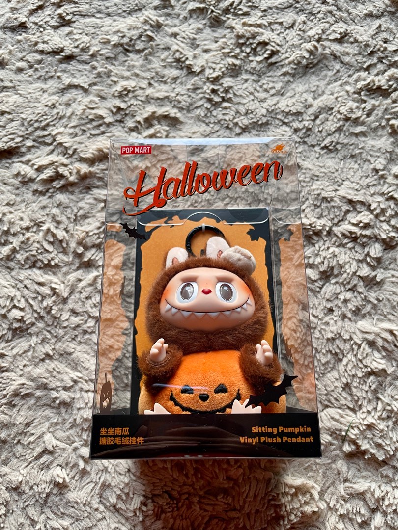 Labubu Pumpkin Halloween, Hobbies & Toys, Toys & Games on Carousell
