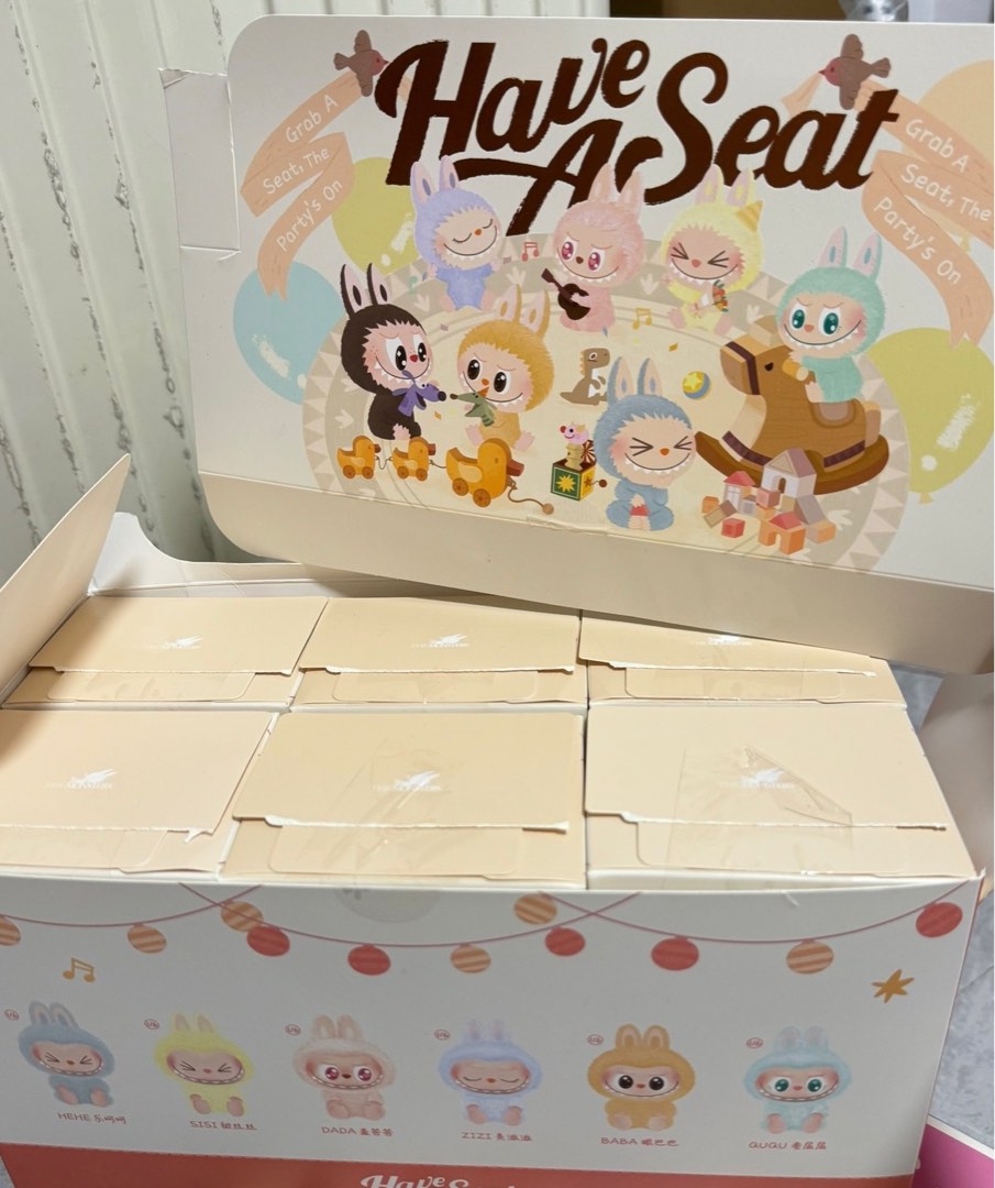 LABUBU V2 BLIND BOX HAVE A SEAT(BOX), Hobbies & Toys, Toys & Games on ...