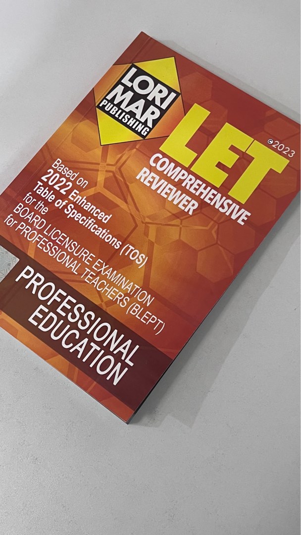 LoriMar LET Comprehensive Reviewer (Professional Education), Hobbies ...