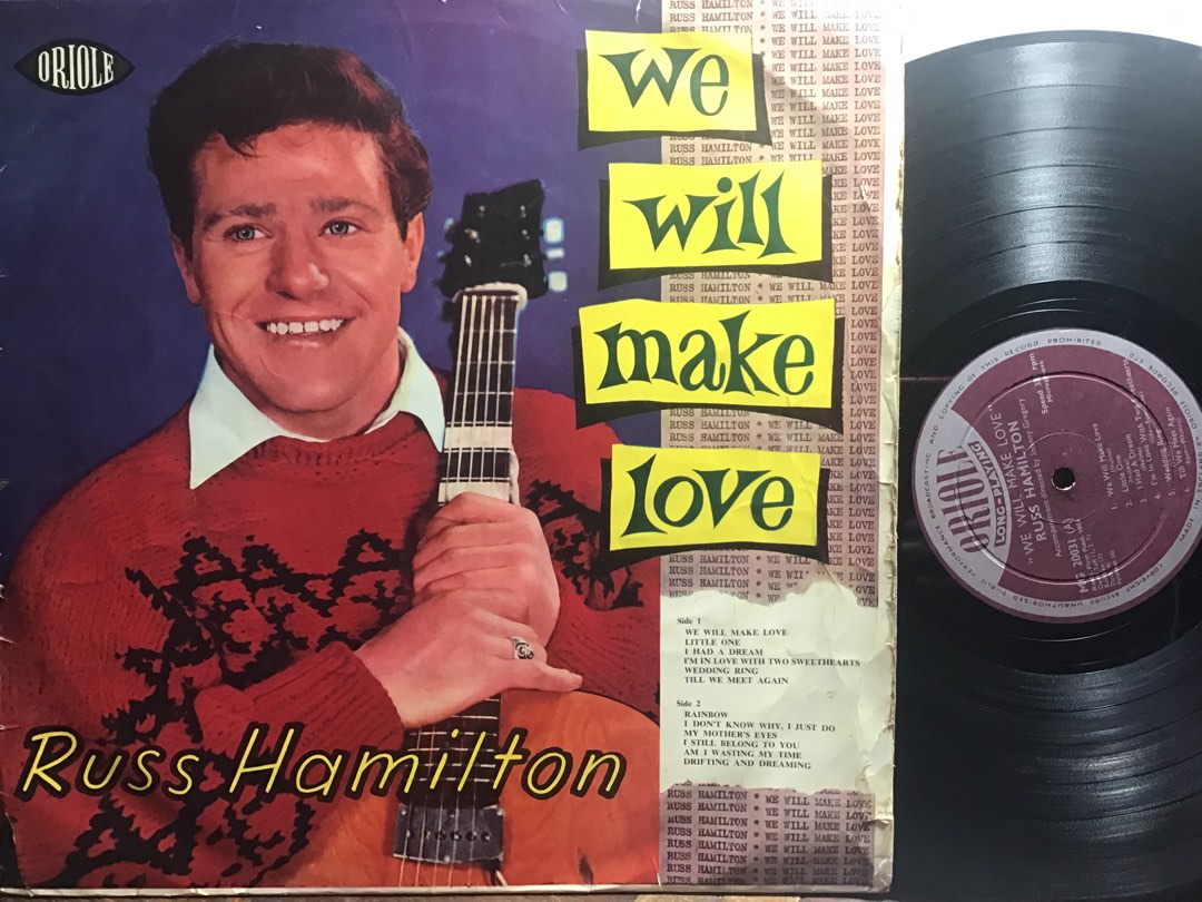 LP Russ Hamilton - We Will Make Love OOP VINYL RECORD Anubis Piring ...
