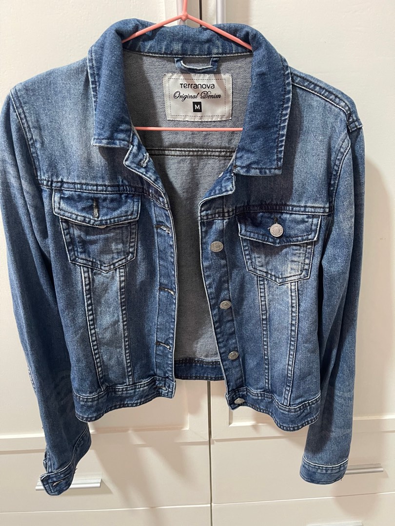 Maong jacket terranova original, Women's Fashion, Coats, Jackets and ...