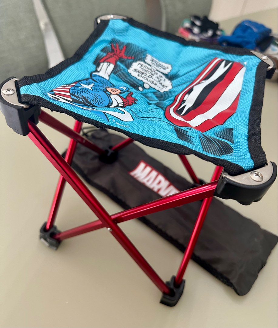 Marvel captain america stool stainless japan, Babies & Kids, Baby ...