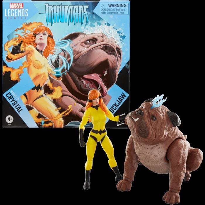Marvel Legends Deluxe Inhumans Crystal & Lockjaw, 興趣及遊戲, 玩具 & 遊戲類 ...