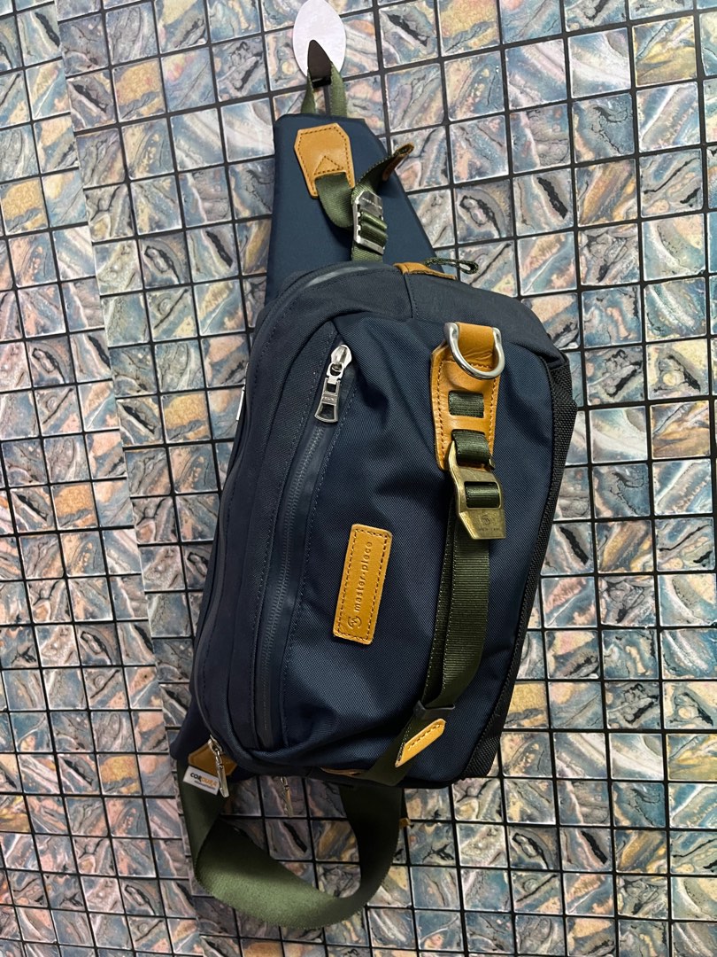 Masterpiece mspc potential v3 navy blue green army, Men's Fashion, Bags ...