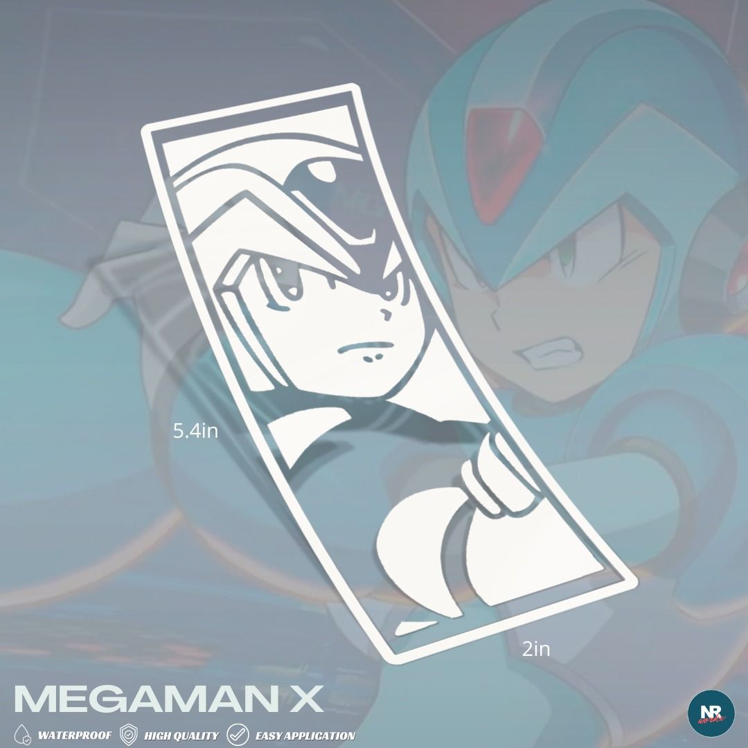 Megaman X Vinyl Decal Gaming Sticker, Hobbies & Toys, Memorabilia ...