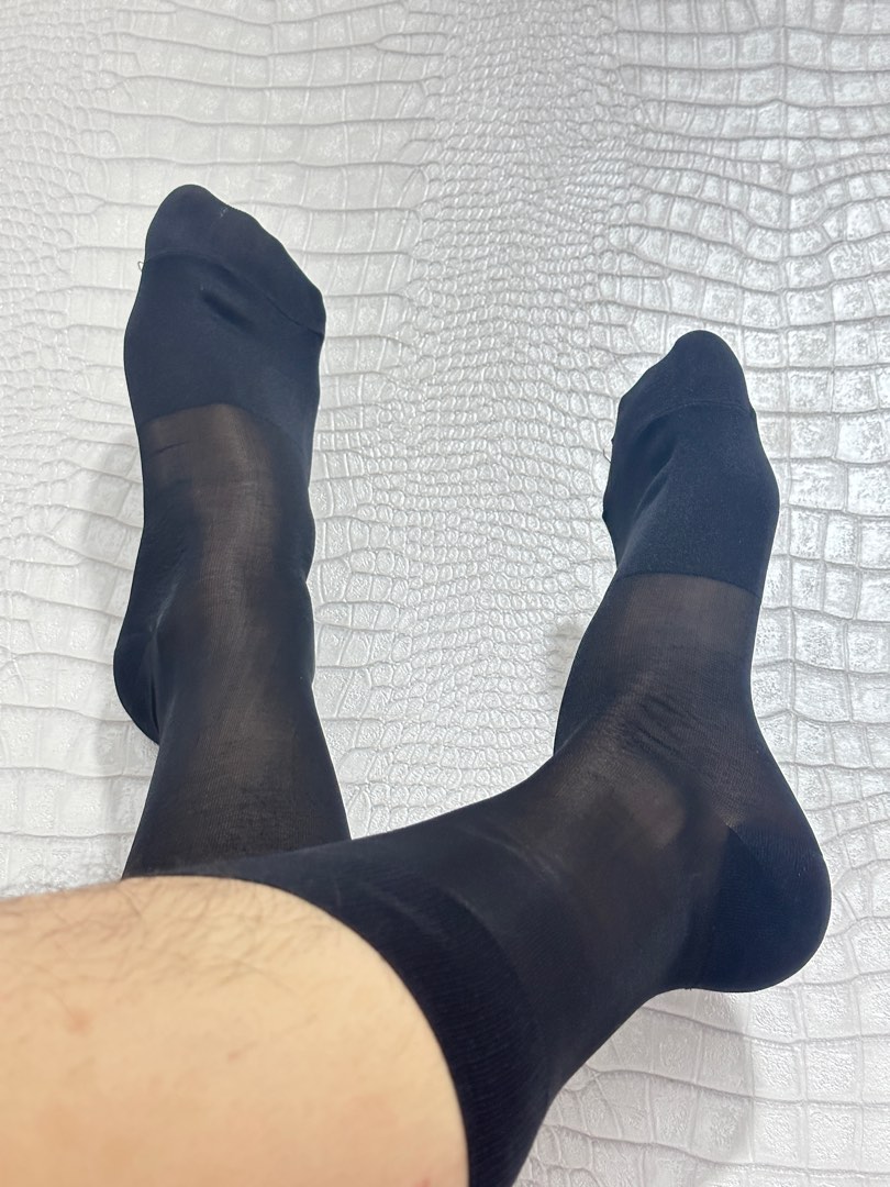 Men Sheer Sock stokin, Men's Fashion, Watches & Accessories, Socks on ...