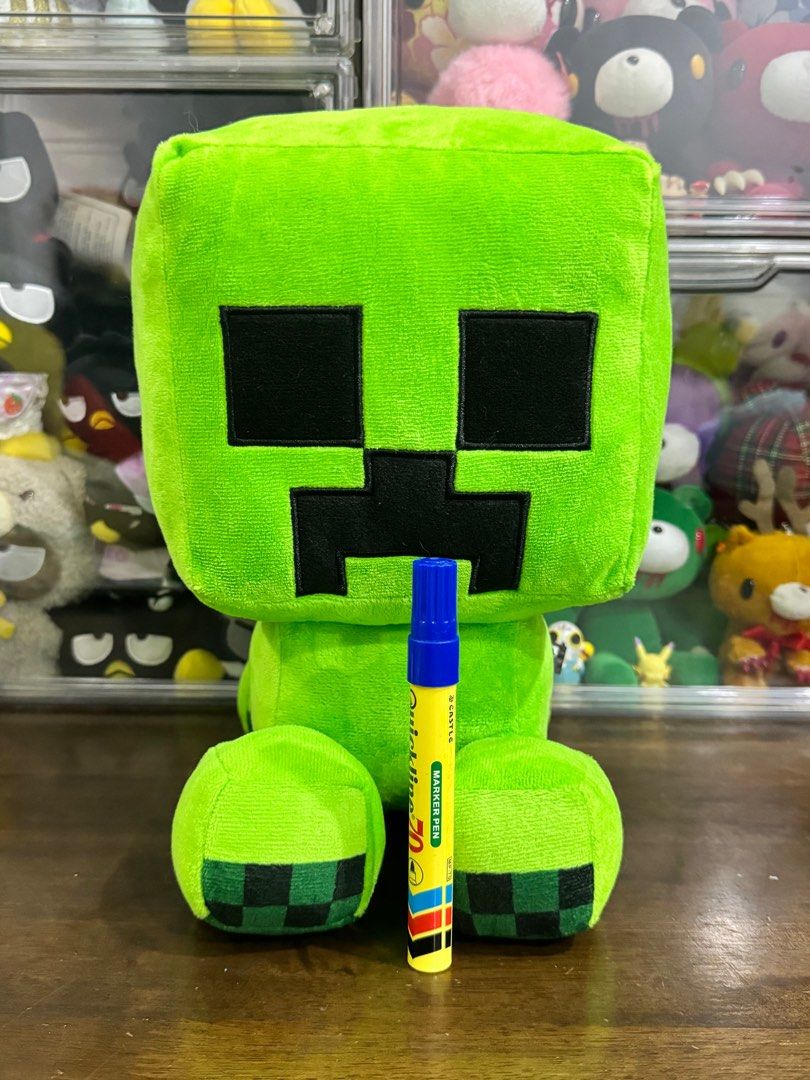 Minecraft Creeper Plush, Hobbies & Toys, Toys & Games on Carousell