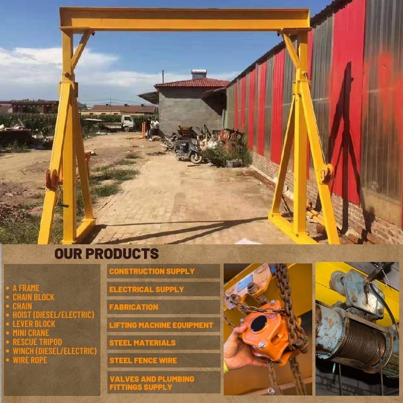 Mini A-Frame 1 Ton 2.6M x 3.5M / Hoist Frame / Lifting A Frame ...