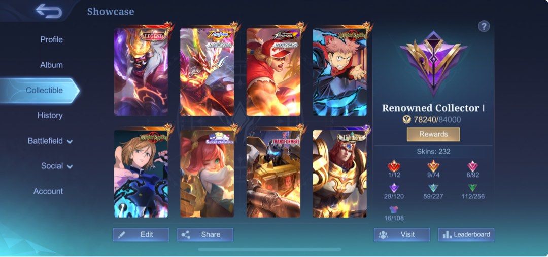mobile legend(semi-stack), Video Gaming, Video Games, Others on Carousell