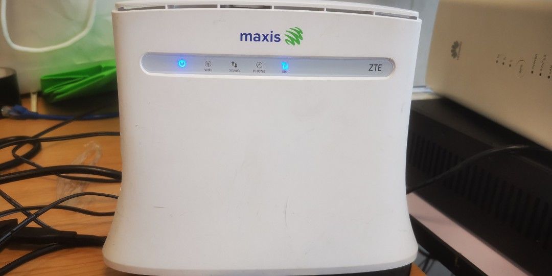 Modem SIM ZTE MF283V 4G Wifi Modem, Computers & Tech, Parts ...