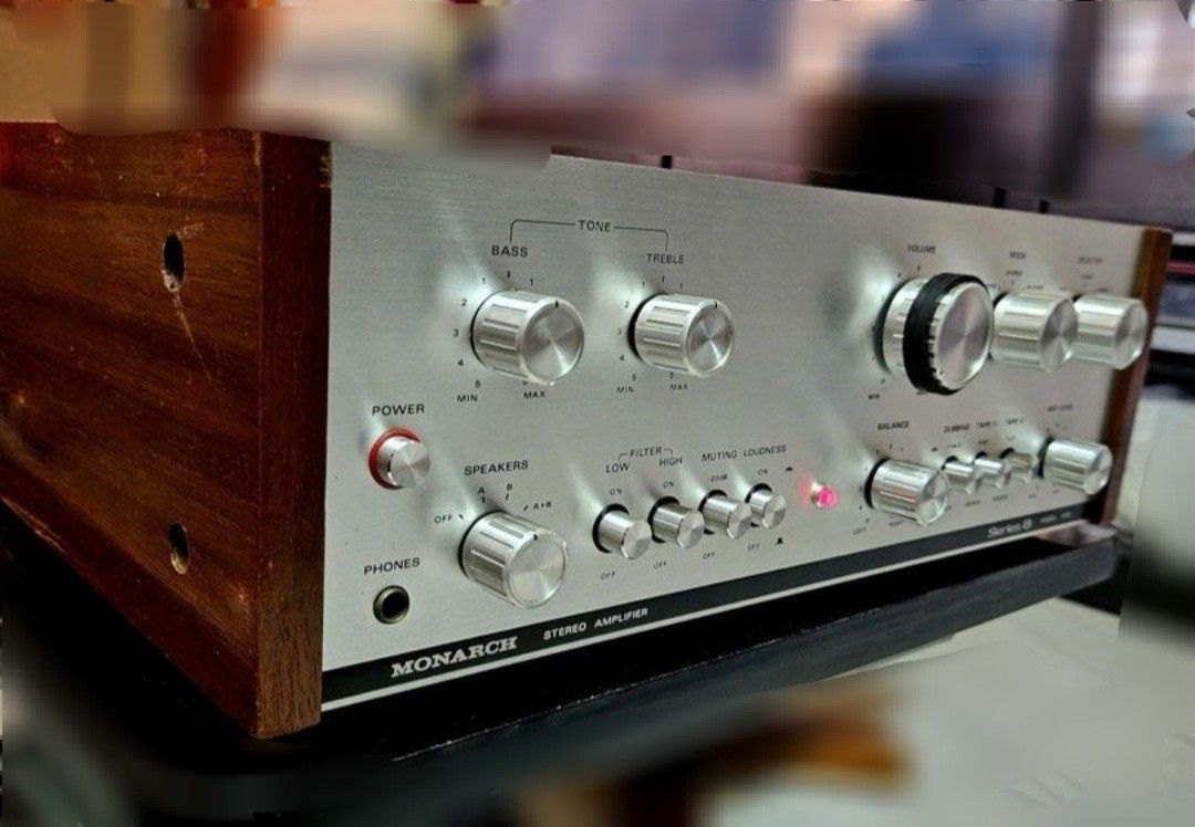 Monarch Stereo Amplifier Model 808, Audio, Other Audio Equipment on ...