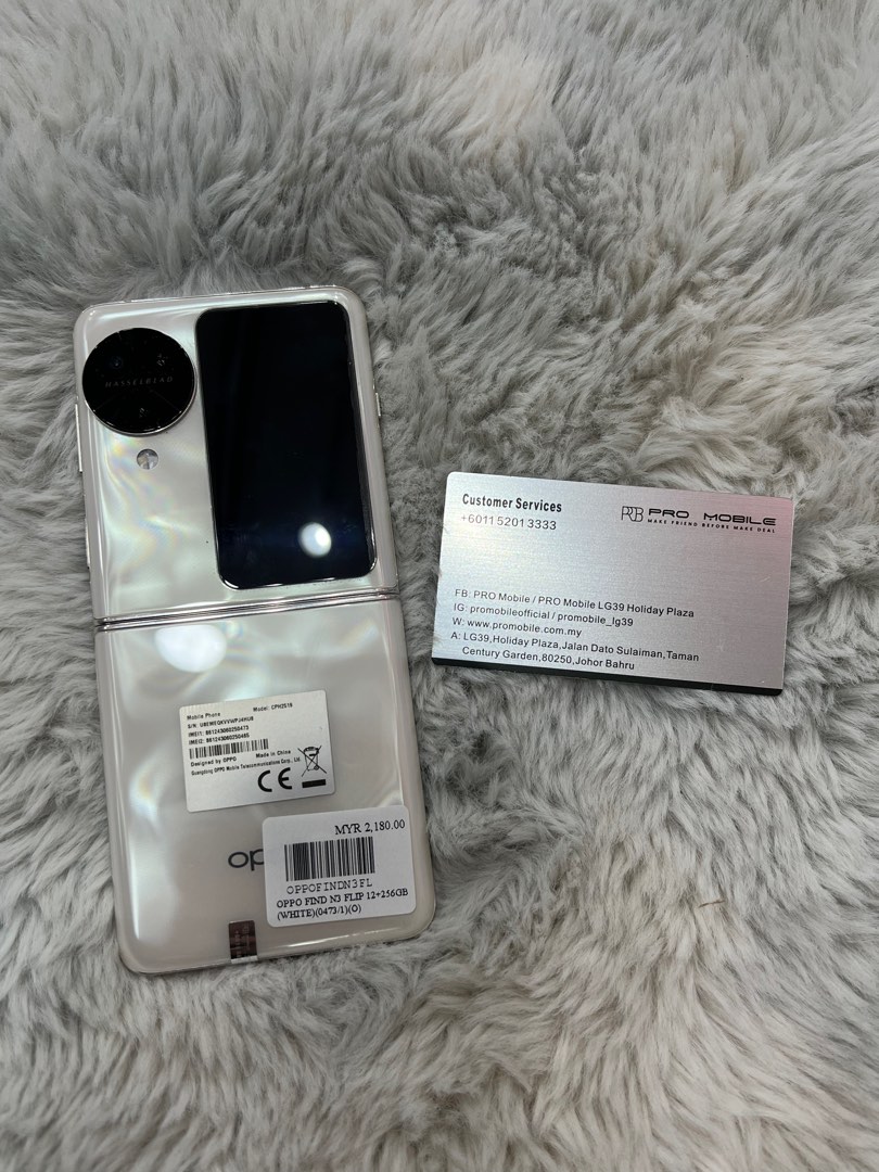 Oppo Find N3 Flip Cream Gold 256GB, Mobile Phones & Gadgets, Mobile ...