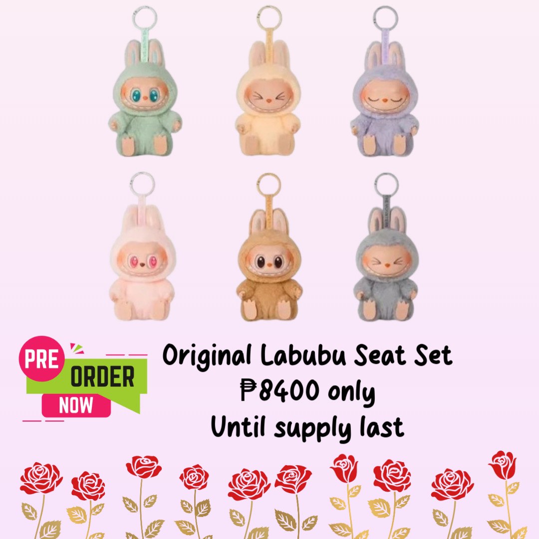 Original Labubu Seat Set, Hobbies & Toys, Toys & Games on Carousell