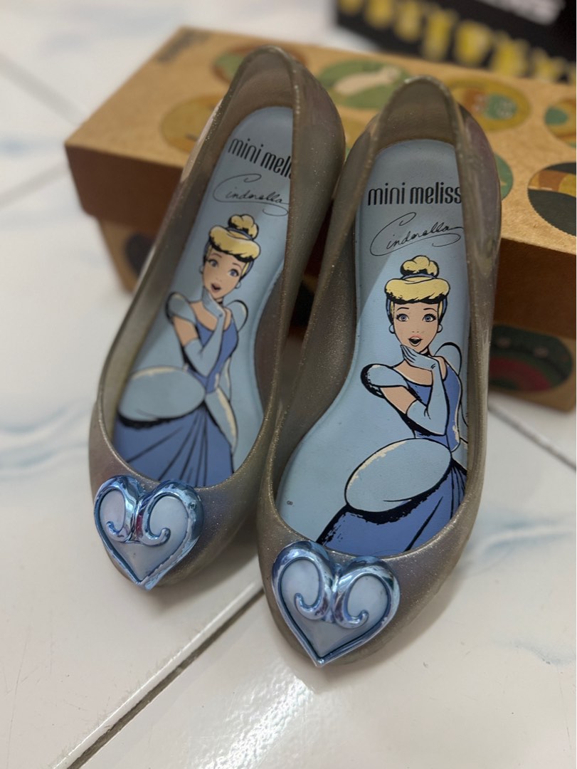 Original Mini melissa cinderella flats, Babies & Kids, Babies & Kids ...