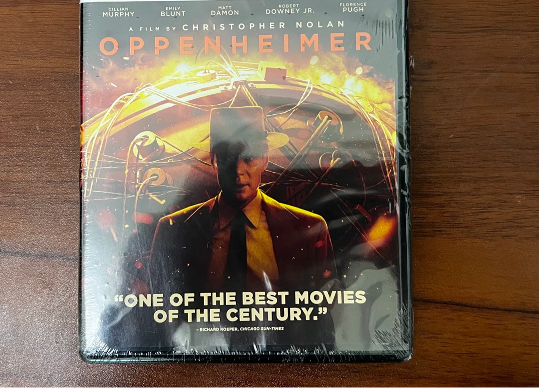 Original Oppenheimer Blu Ray (Blu Ray Version Only), Hobbies & Toys ...