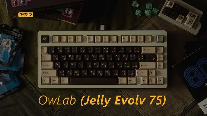 OWLAB JELLY EVOLV 75 MECHANICAL KEYBOARD, Computers & Tech, Parts ...