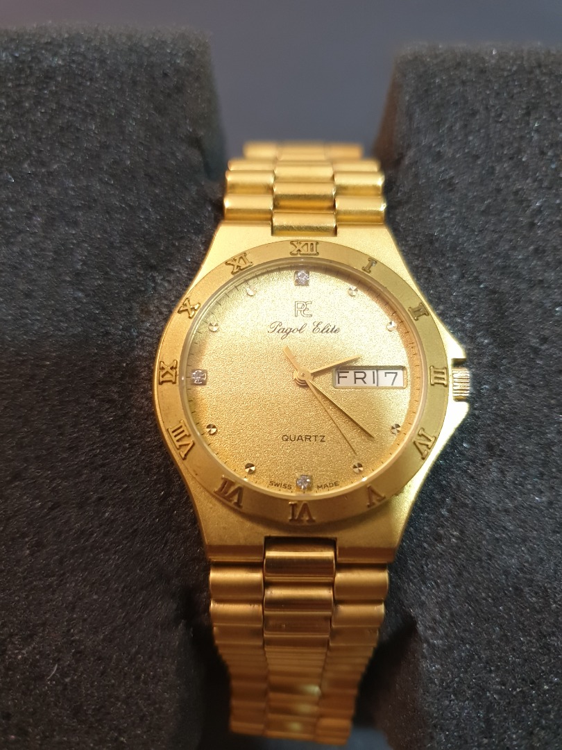 Pagol Elite Swiss Machine Men Watch Stainless Steel, Men's Fashion ...