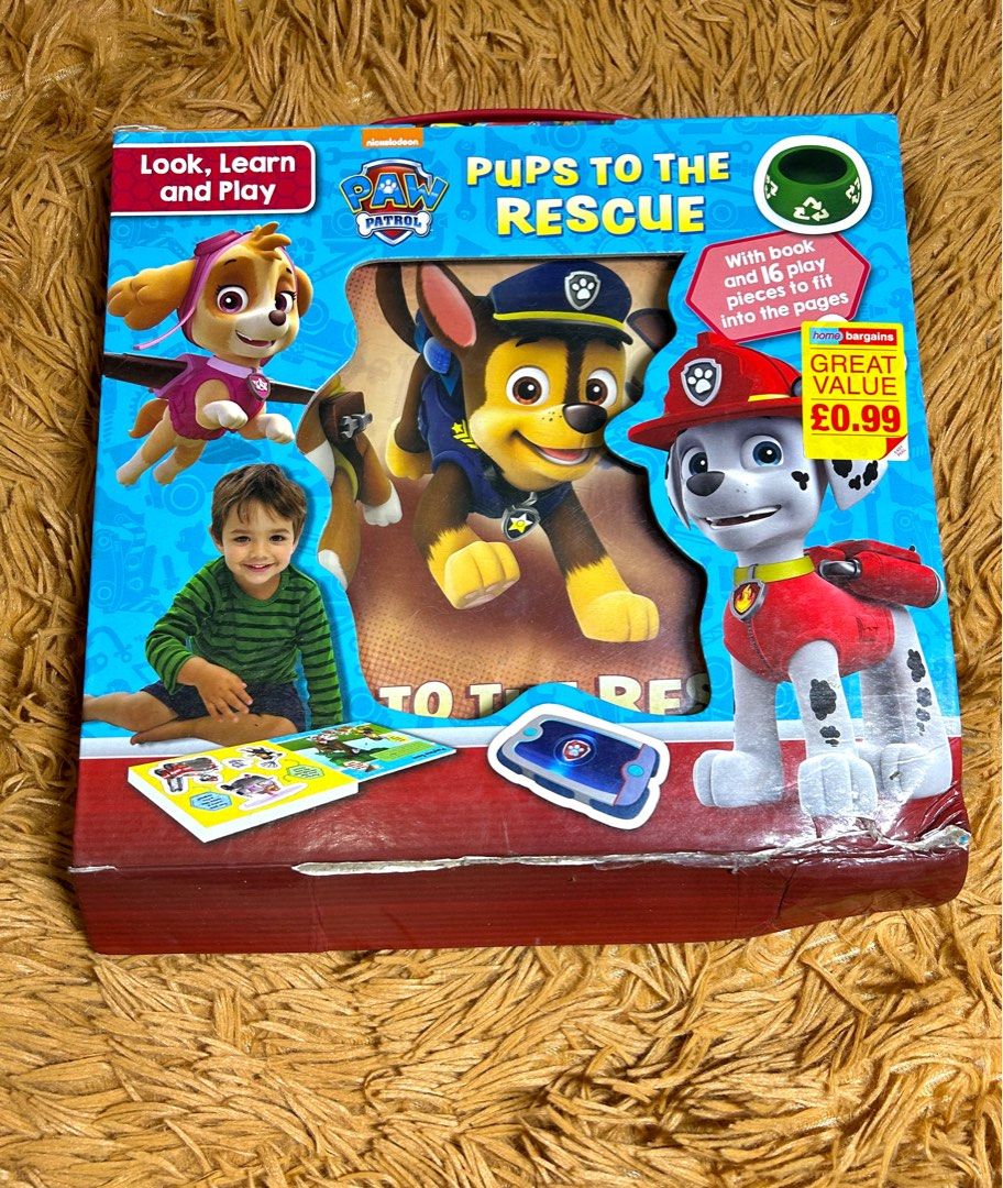 Paw Patrol Pups to the Rescue with Play Pieces (Complete), Hobbies ...