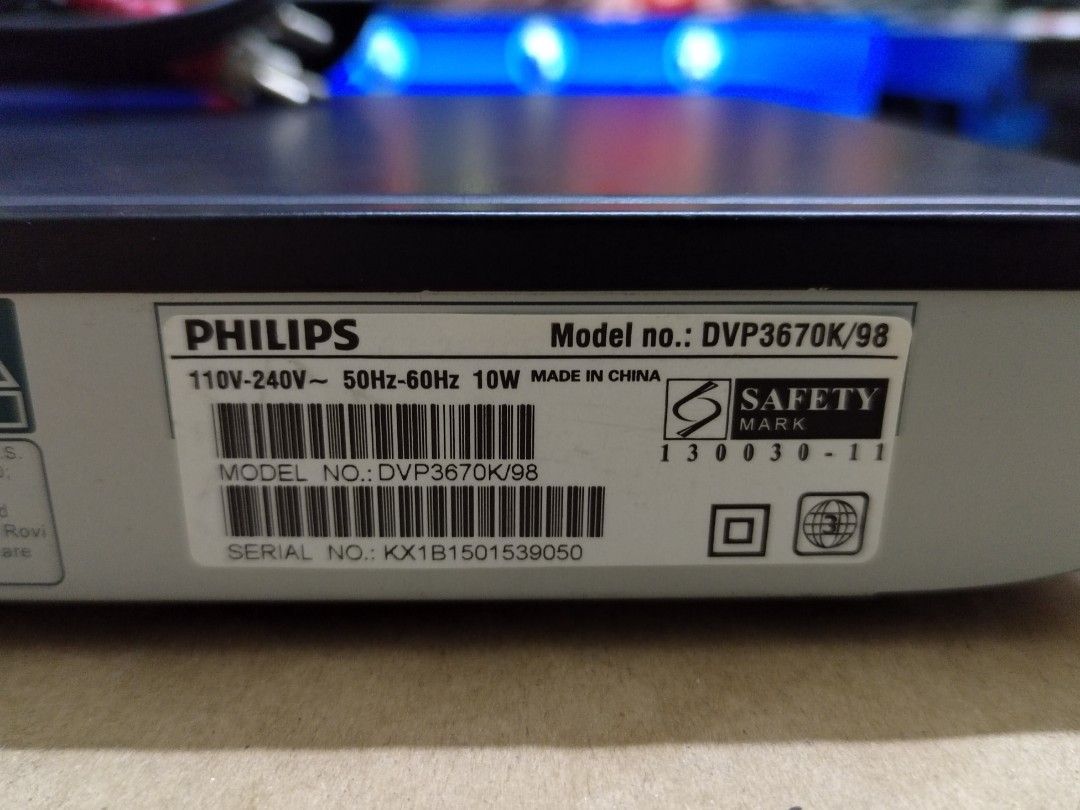 Philips DVP3670K karaoke USB DVD VCD CD Player, TV & Home Appliances ...