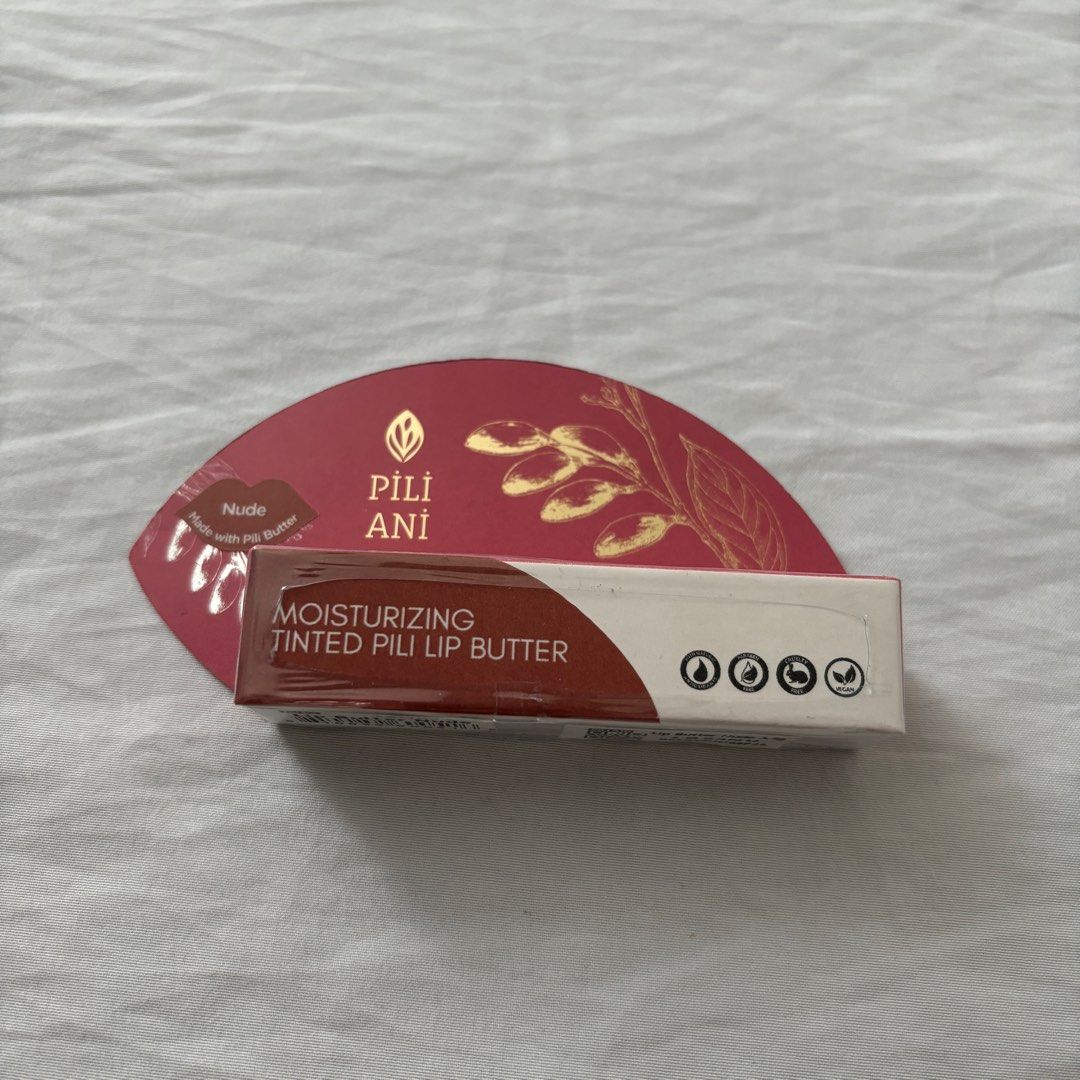 pili ani moisturizing tinted pili lip butter (nude), Beauty & Personal ...