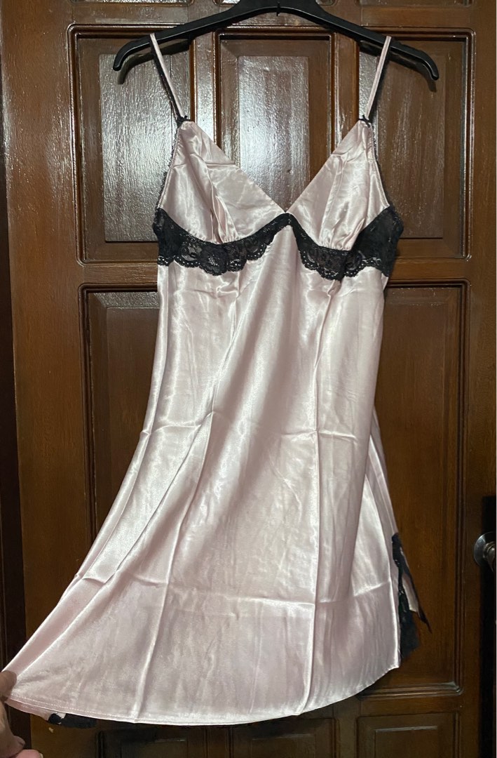 Plus size Victorias secret satin slip lingerie - XL, Women's Fashion ...
