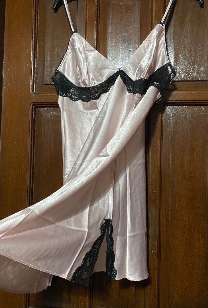 Plus size Victorias secret satin slip lingerie - XL, Women's Fashion ...