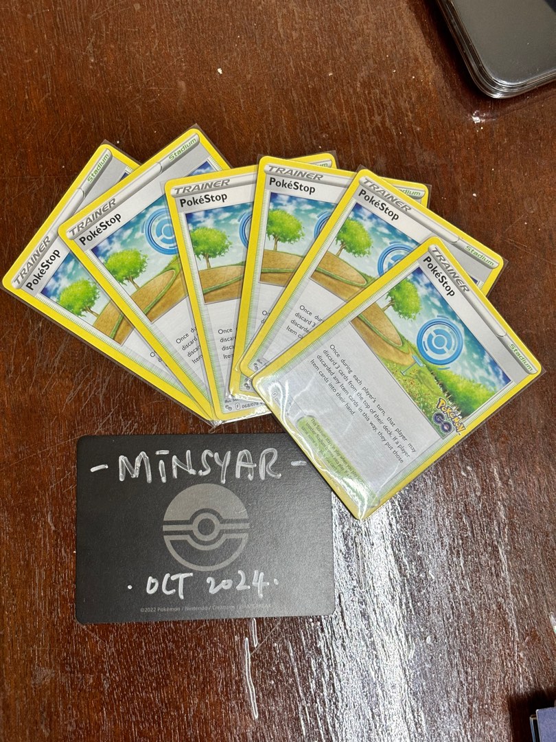 Pokemon TCG Pokestop trainer card, Hobbies & Toys, Collectibles ...