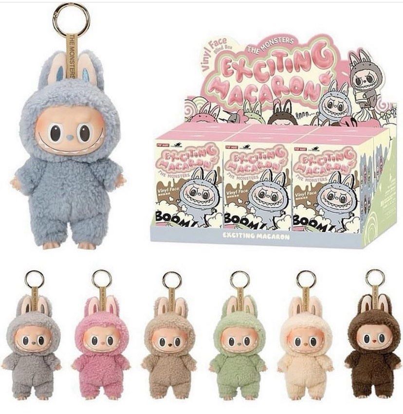 Popmart Authentic Labubu Exciting Macaron / Have A Seat, Hobbies & Toys ...