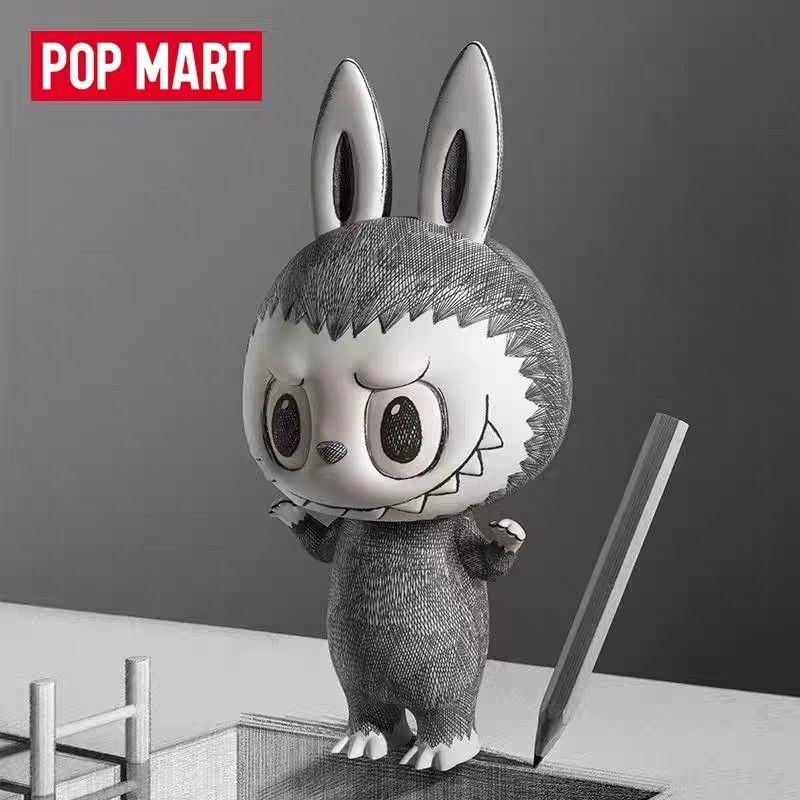Preorder - Popmart Pop Mart popmart Mega Labubu Sketch 400% / 1000% ...