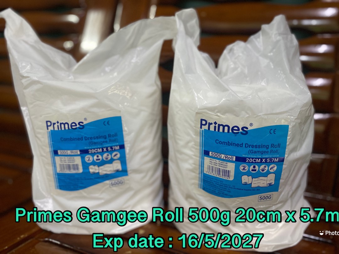Primes Gamgee Roll / Combined Dressing Roll, Health & Nutrition ...