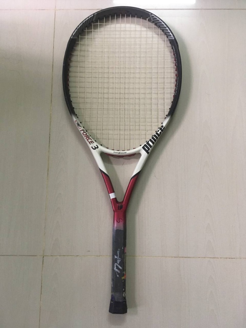 Prince Force 3 Stick Ti Tennis Racket, Sports Equipment, Sports & Games ...