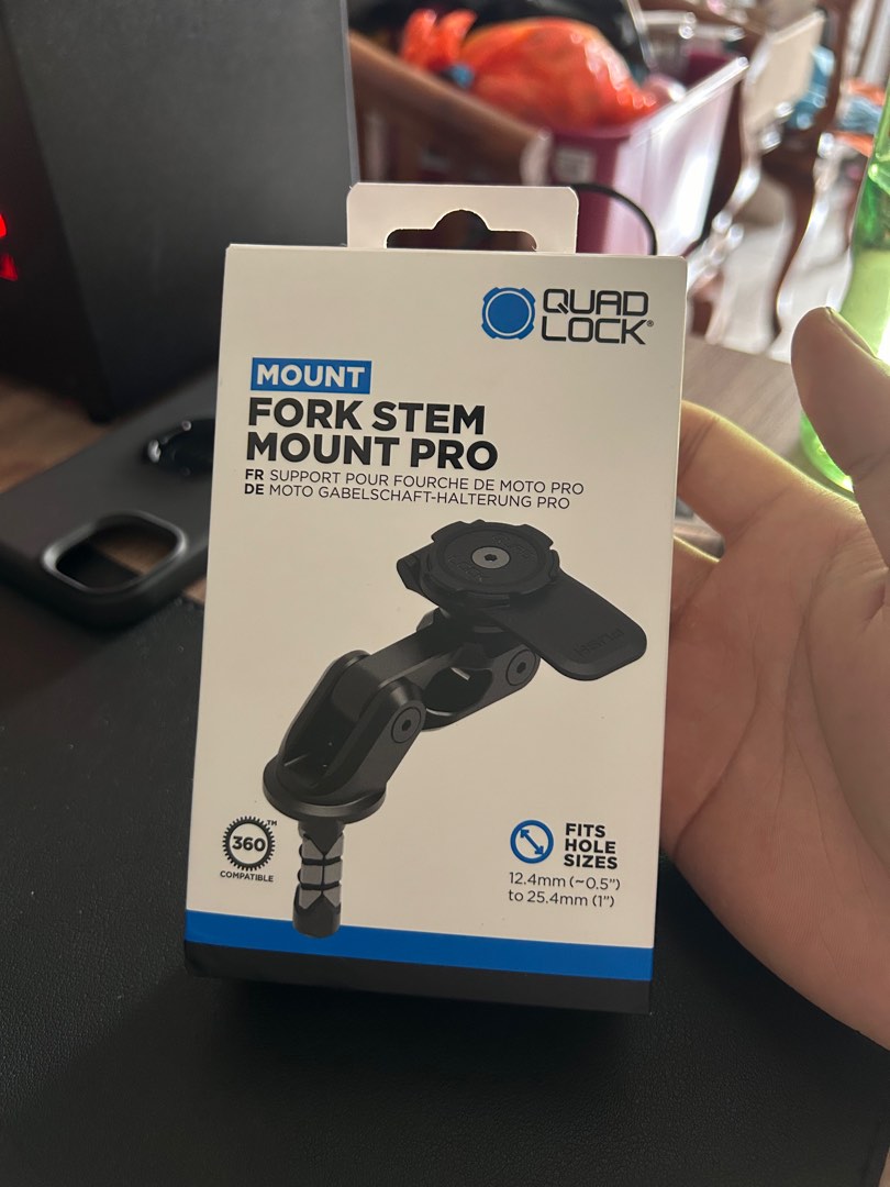 Quad Lock Fork Stem Mount Pro, Mobile Phones & Gadgets, Mobile & Gadget Accessories, Mounts ...