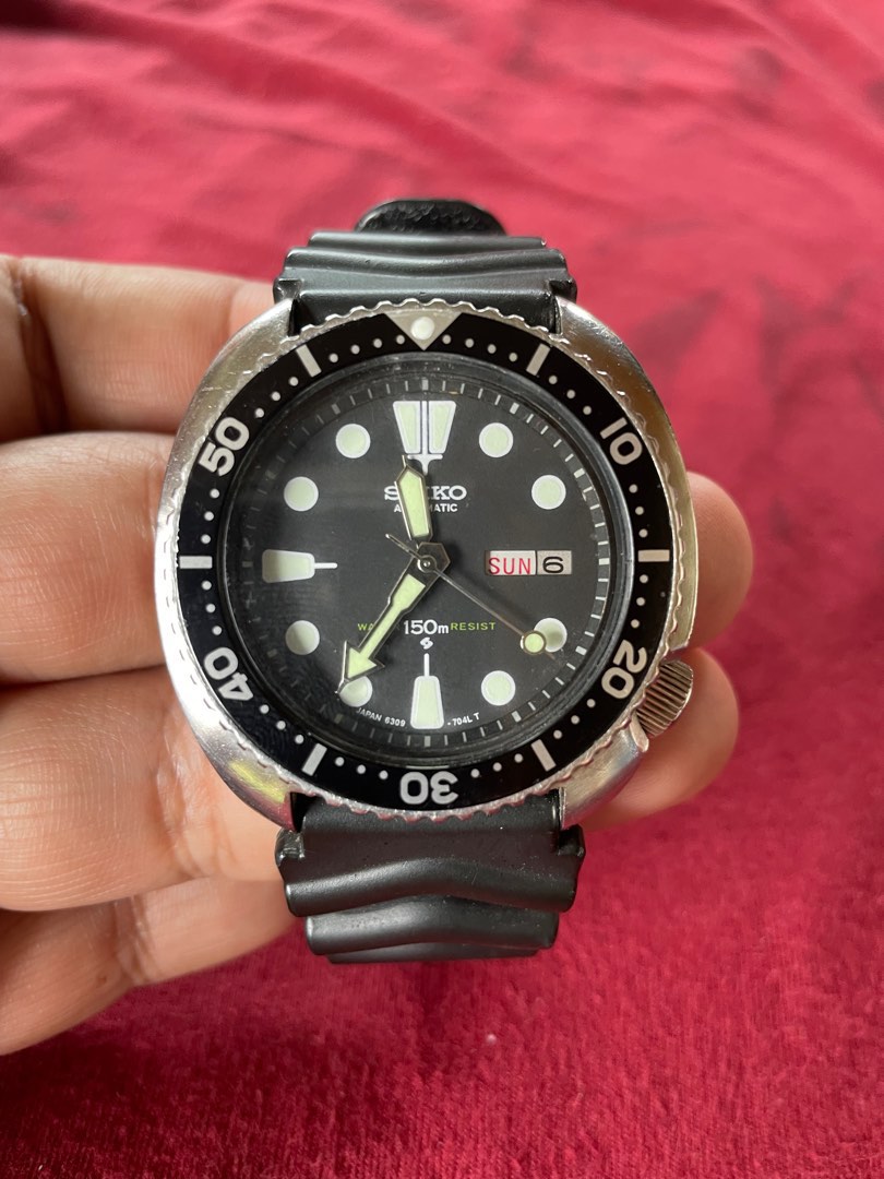 Rare Vintage SEIKO 6309-7040 Turtle Scuba Diver's Watch, Men's Fashion, Watches & Accessories ...