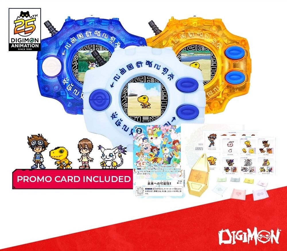 [READY STOCK] Bandai Digimon Digivice Vpet Virtual Pet Monster 25th ...
