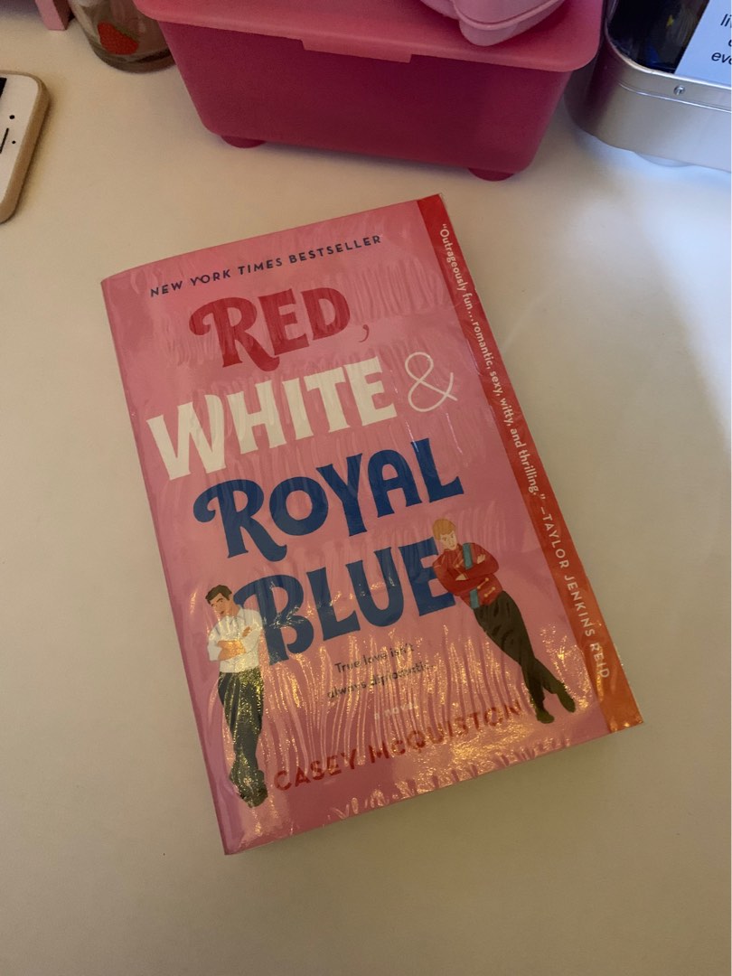 Red White & Royal Blue RWRB Novel by Casey McQuiston, Hobbies & Toys ...