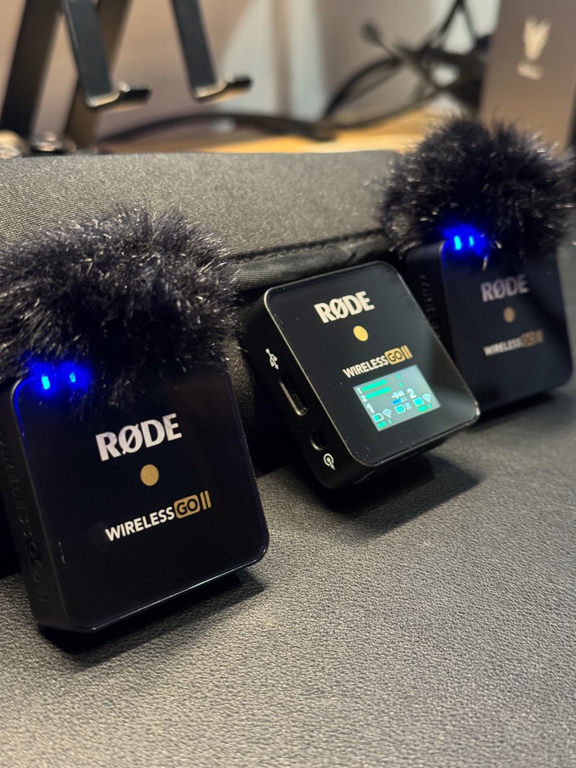 Rode wireless mic Go2 無線咪一拖二 dji, 音響器材, 咪高風/麥克風 - Carousell