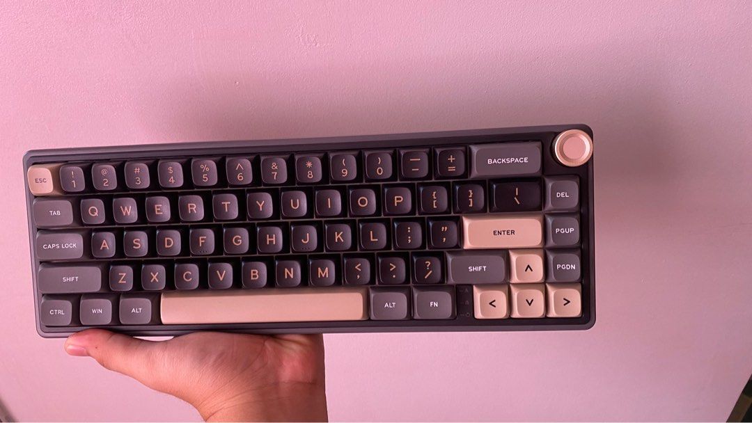 ROYAL KLUDGE R65 PHANTOM BLACK WIRED CONNECTION CREAMY MECHANICAL ...